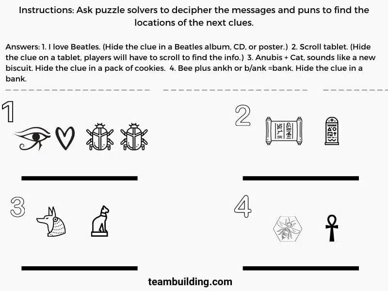 40+ DIY Free Escape Room Puzzle Ideas (Printable)